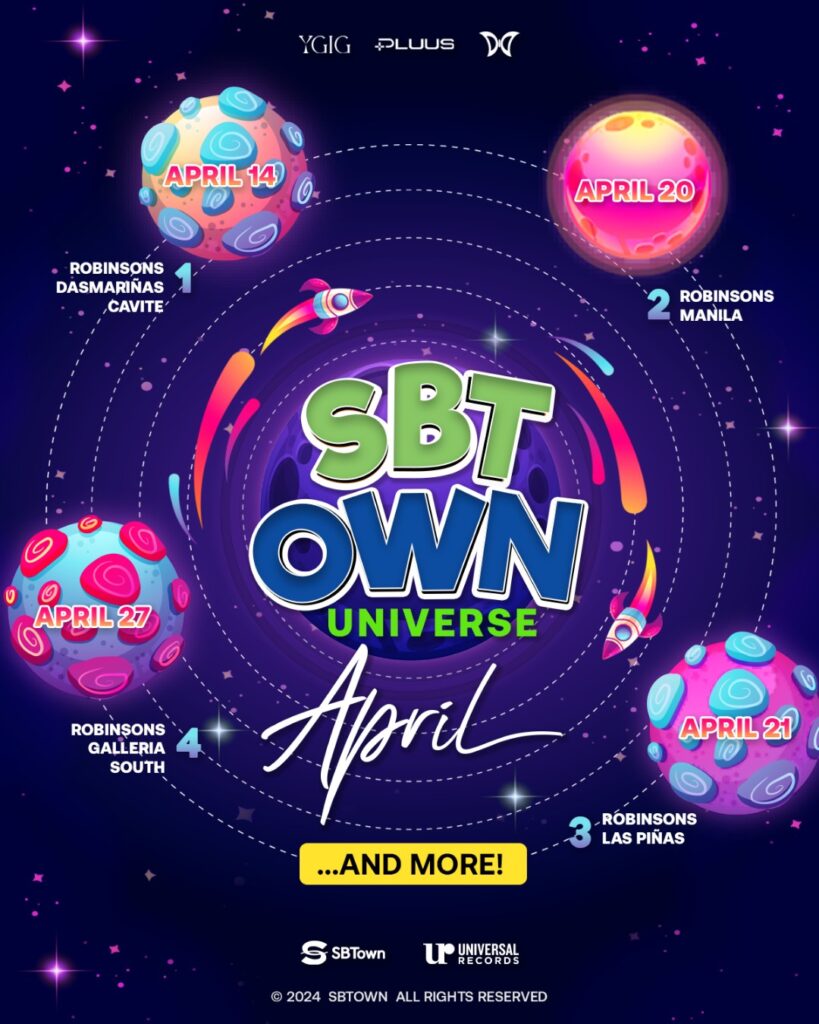 SBTown Universe April 2024 Mall Tour: A Successful event sponsored by EAGLE 25 – Eagle 25